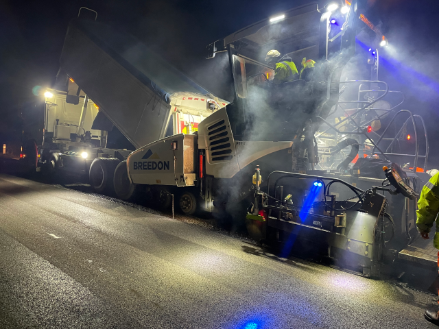 A Scottish first for Breedon (low carbon asphalt) - Breedon